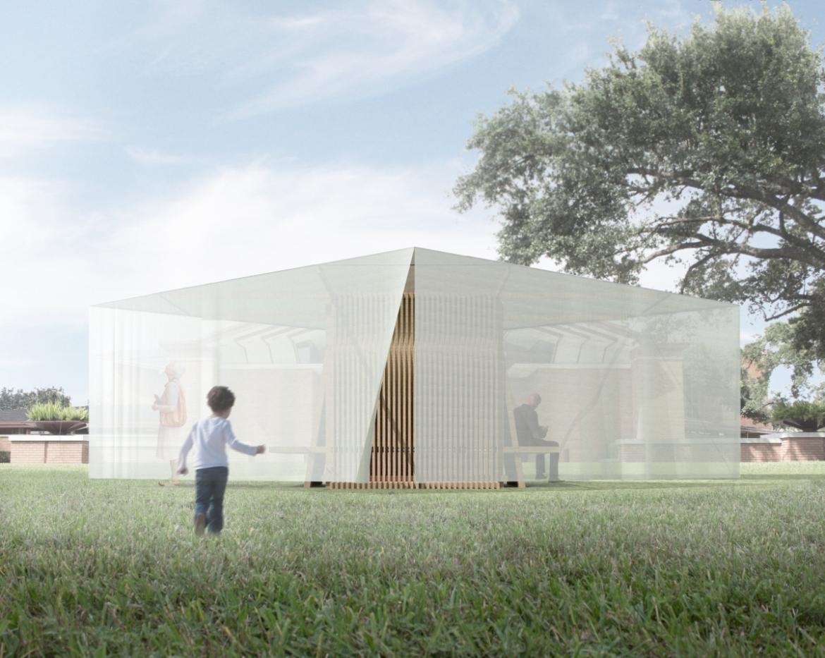 Mini-charrette design competition winners build sukkah | Rice School of ...